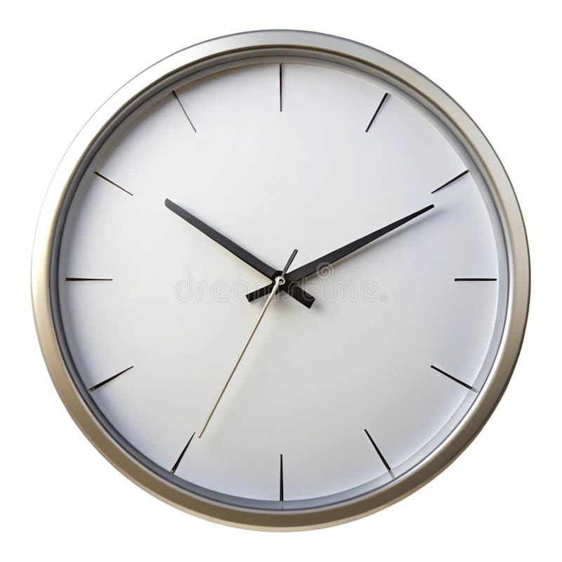 Geometric Circular Clock stock illustration. Illustration of symbolic ...