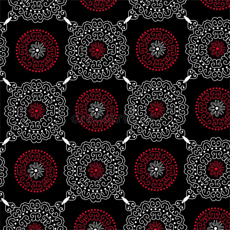 Circular lace pattern stock vector. Illustration of background - 34608275