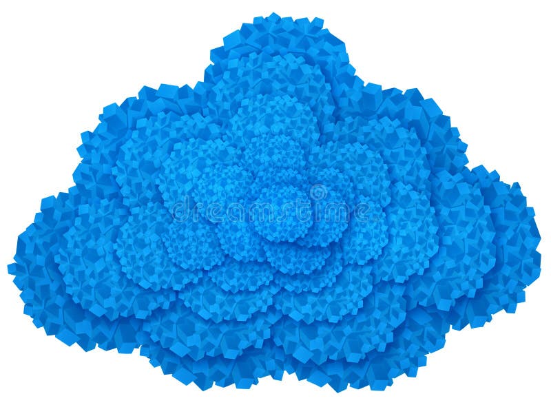 Geometric cloud stock vector. Illustration of landscape - 89656431