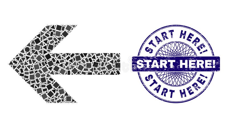 Start Here Arrow Stock Illustrations – 2,382 Start Here Arrow Stock ...