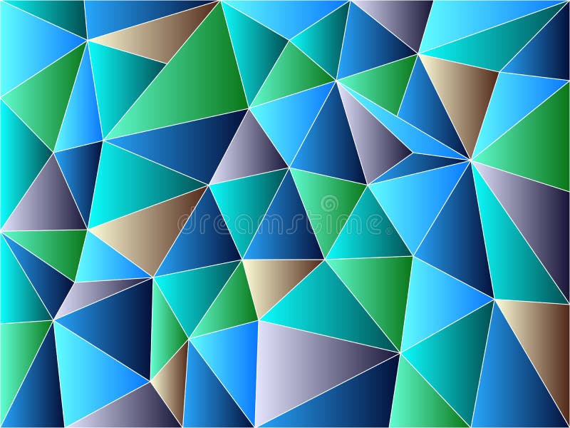 Geometric Color Background with Triangular Shapes. Vector Illustrations ...