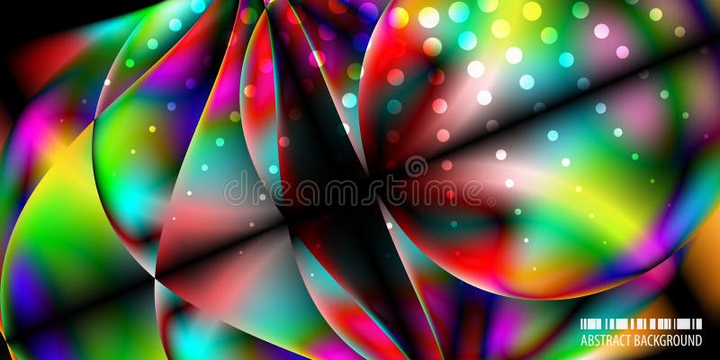 Geometric Colorful Abstract Blended Vector Background Stock Vector ...