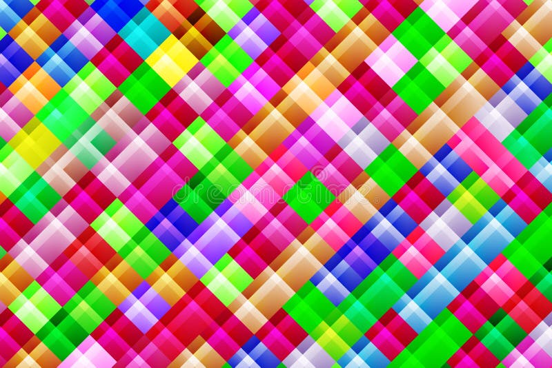 Geometric Colorful Background. Abstract Squared Pattern, Colorful ...