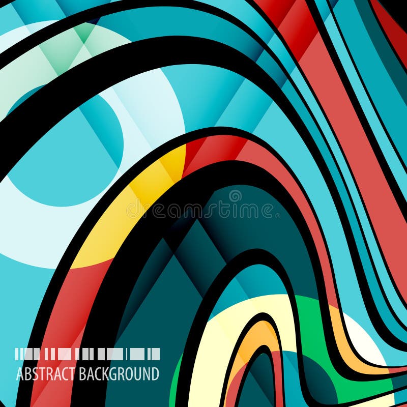 Geometric Colorful Bar Abstract Background Graphics Template Stock ...