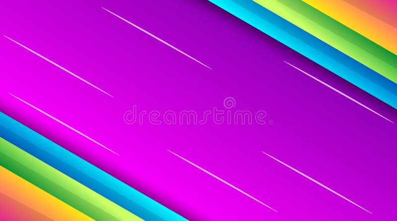 Geometric Colorful Gradient Background Template Stock Illustration ...