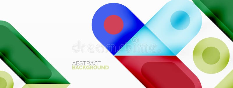 Geometric Composition Abstract Background Design Stock Illustration ...