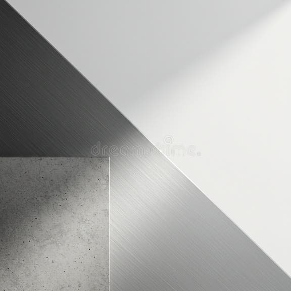 A Geometric Composition Featuring Intersecting Materials and Textures ...