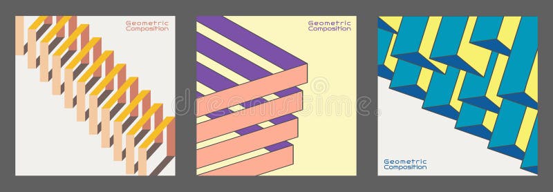 Geometric Composition. Template for Abstract Posters, Covers, and ...
