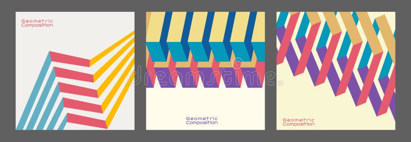 Geometric Composition. Template for Abstract Posters, Covers, and ...