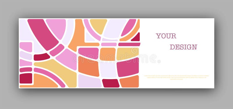 Geometric Composition. Template for the Design of Title Pages, Covers ...