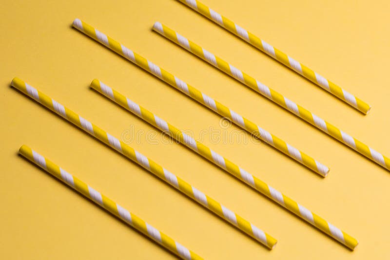 Geometric Composition of Yellow Striped Sticks Stock Photo - Image of ...