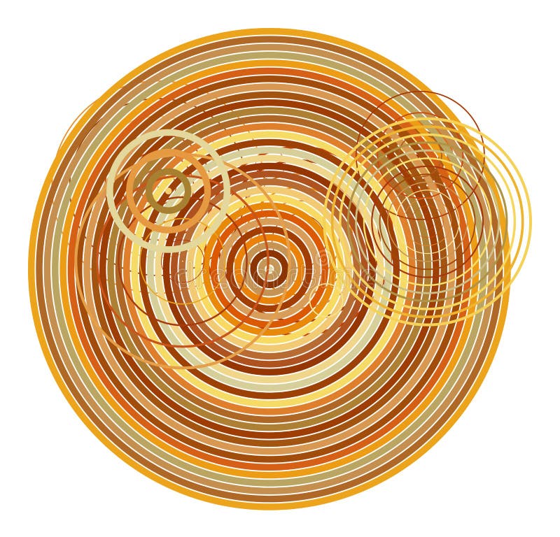 Geometric Conceptual Background Circles, Bubbles, Sphere or Ellipses ...