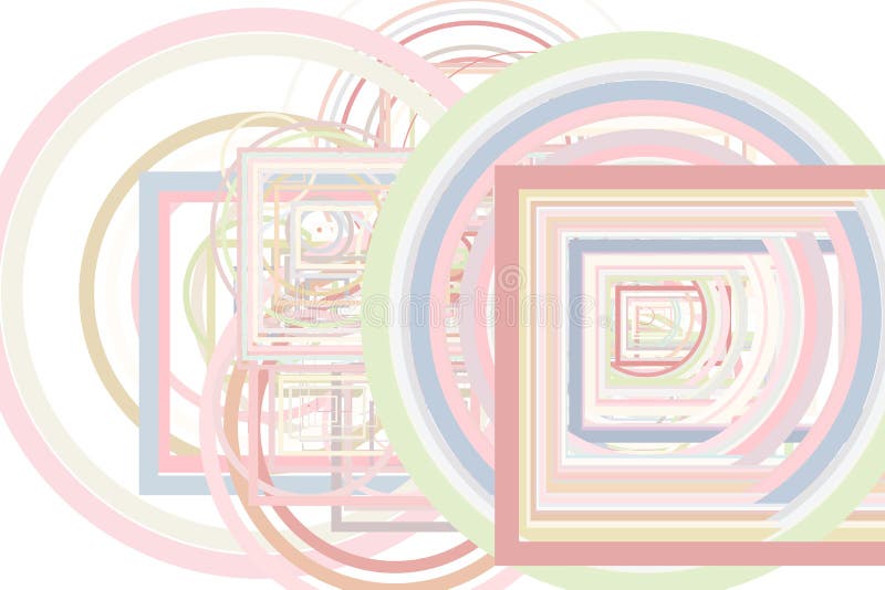 Geometric Conceptual Background Ellipse & Square Box Pattern for Design ...