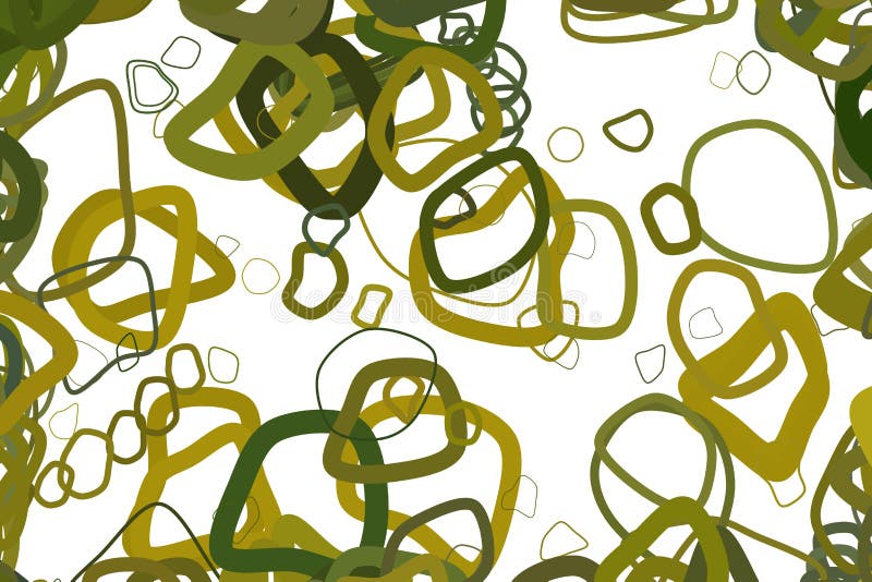 Geometric Conceptual Background Random Rounded Shapes Pattern for ...