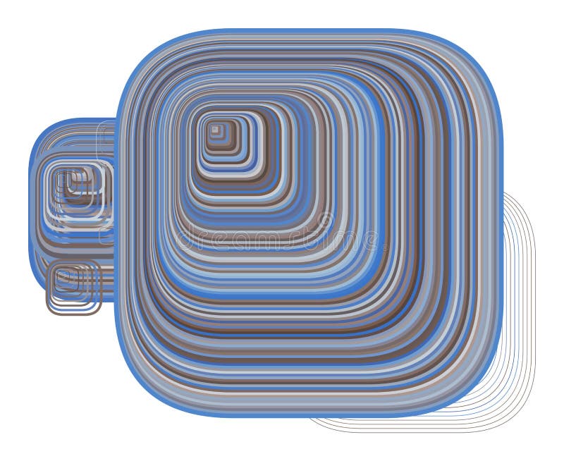 Messy Square Shape Page Border Stock Vector - Illustration of abstract ...