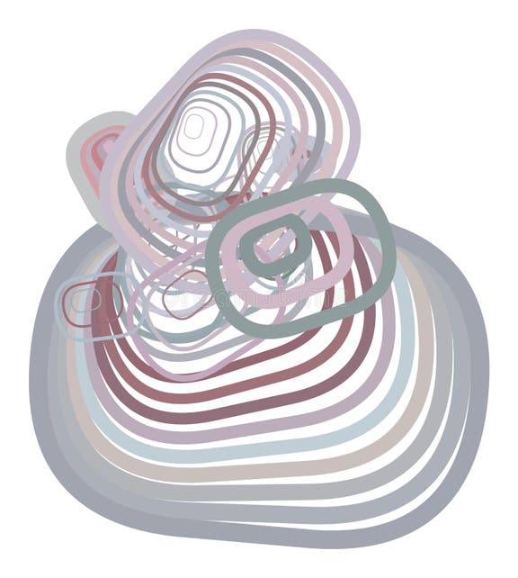 Geometric Conceptual Background Rounded Rectangle Pattern for Design ...