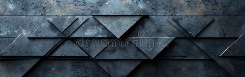 Geometric Concrete Texture with Anthracite and Grey Triangular Pattern ...
