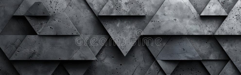 Geometric Concrete Texture with Triangular Anthracite and Gray Shades ...