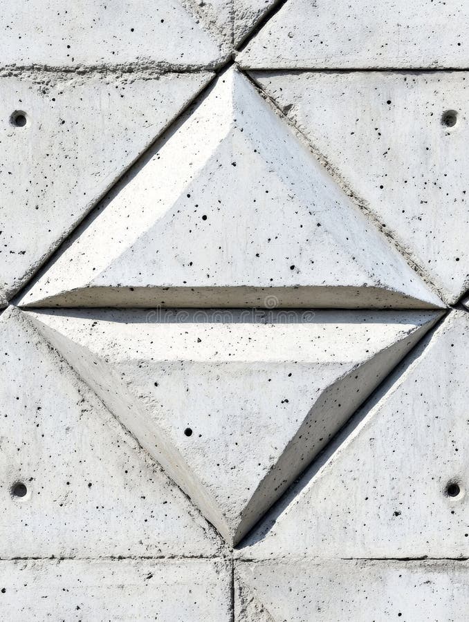 Geometric Concrete Wall Texture Closeup of a Textured Concrete Wall ...