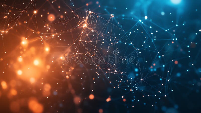 Geometric Connection Dots with Space for Text - Minimalist Design for ...