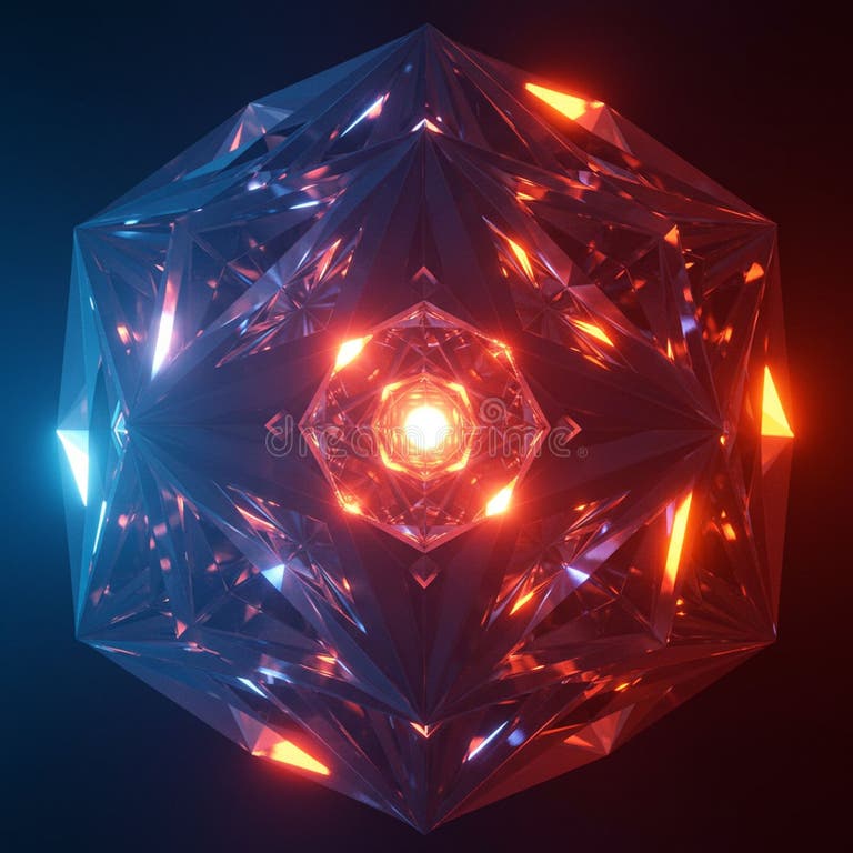 Geometric Crystalline Structure Stock Illustrations – 3,546 Geometric ...