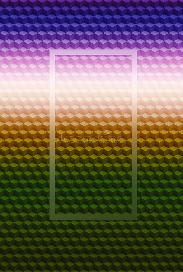 Geometric Cube 3D Pattern Abstract Background, Modern Illusion Stock ...