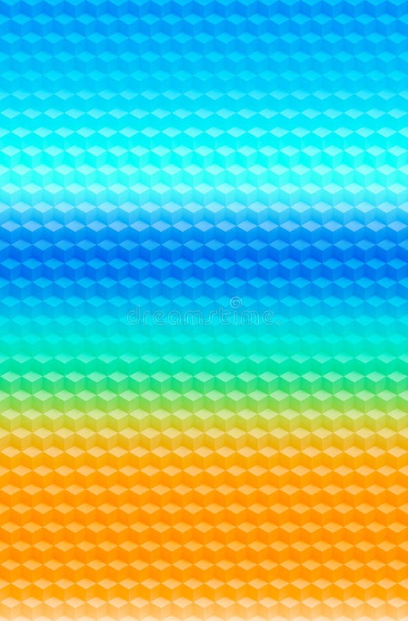Geometric Cube 3D Pattern Abstract Background, Mosaic Wallpaper Stock ...