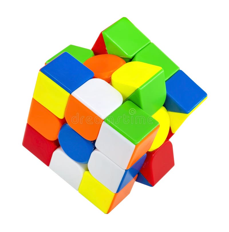 Geometric Cube for the Development of Logic and Thinking. Colored Cube ...