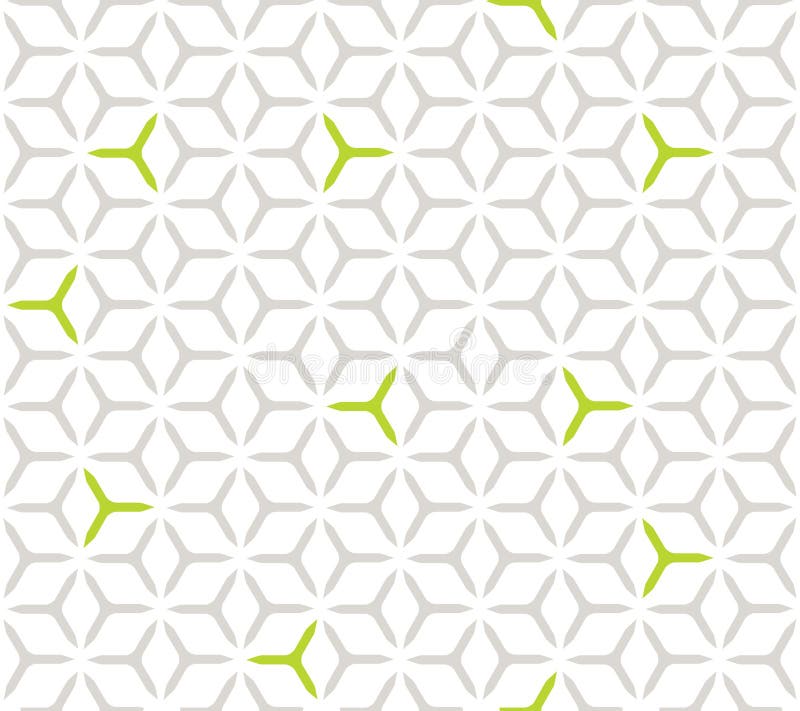 Geometric Cubic Grid Seamless Pattern Stock Vector - Illustration of ...