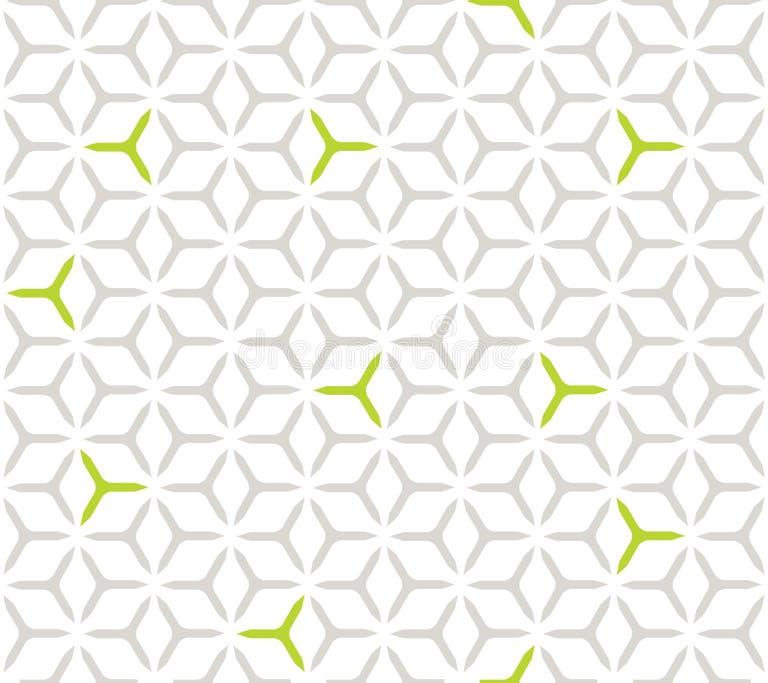Geometric Cubic Grid Seamless Pattern Stock Vector - Illustration of ...