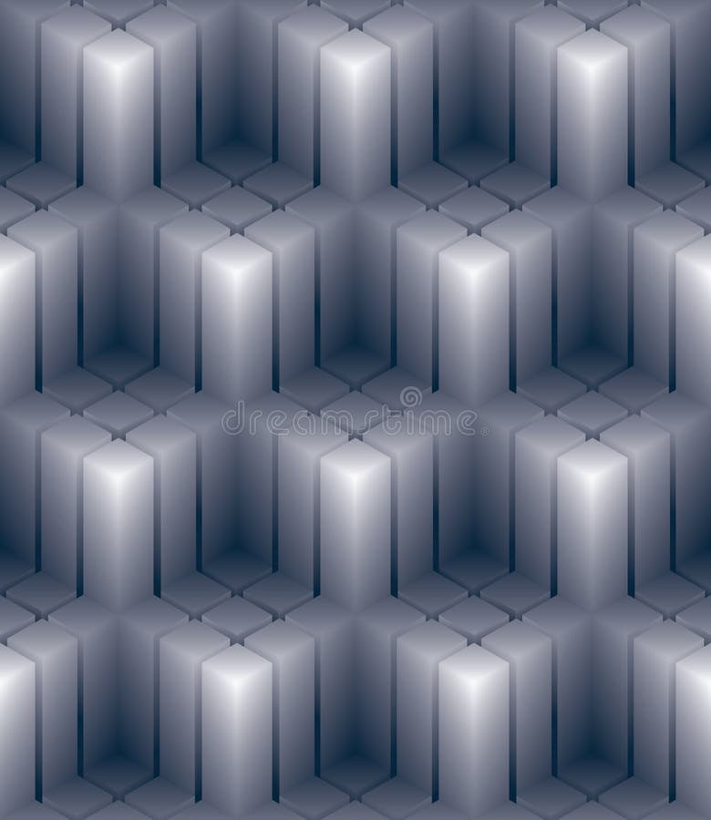 Geometric 3d Decorative Wallpaper, Abstract Squared Seamless Pat Stock ...