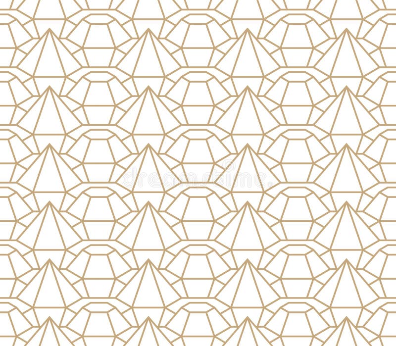 Geometric 3d Relief Outline Hexagon Grid Texture Pattern Stock Vector ...