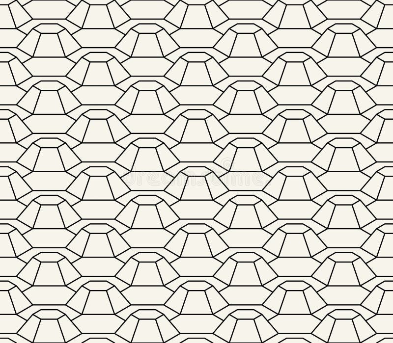 Geometric 3d Relief Outline Hexagon Grid Texture Pattern Stock Vector ...