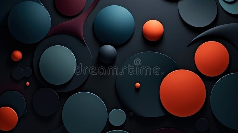 Geometric 3d Smooth Pastel Shapes. Abstract Background with Light ...
