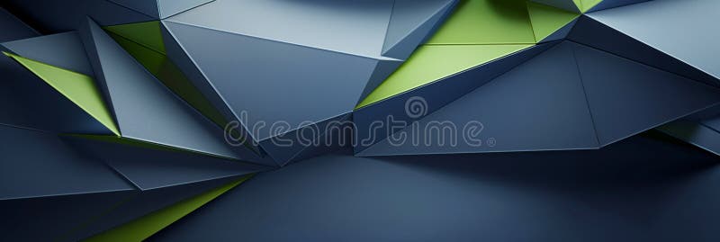 Geometric 3D Triangular Background. Abstract Three-dimensional ...