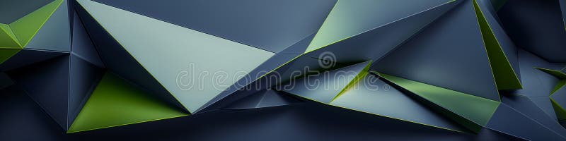 Geometric 3D Triangular Background. Abstract Three-dimensional ...