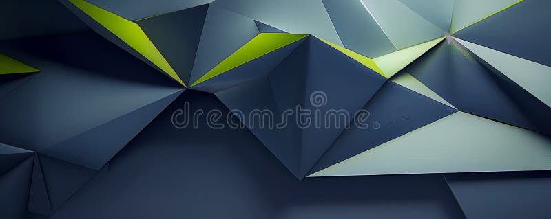 Geometric 3D Triangular Background. Abstract Three-dimensional ...
