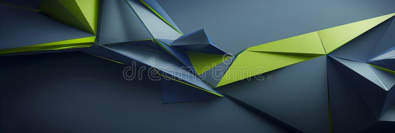 Geometric 3D Triangular Background. Abstract Three-dimensional ...