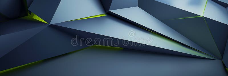 Geometric 3D Triangular Background. Abstract Three-dimensional ...