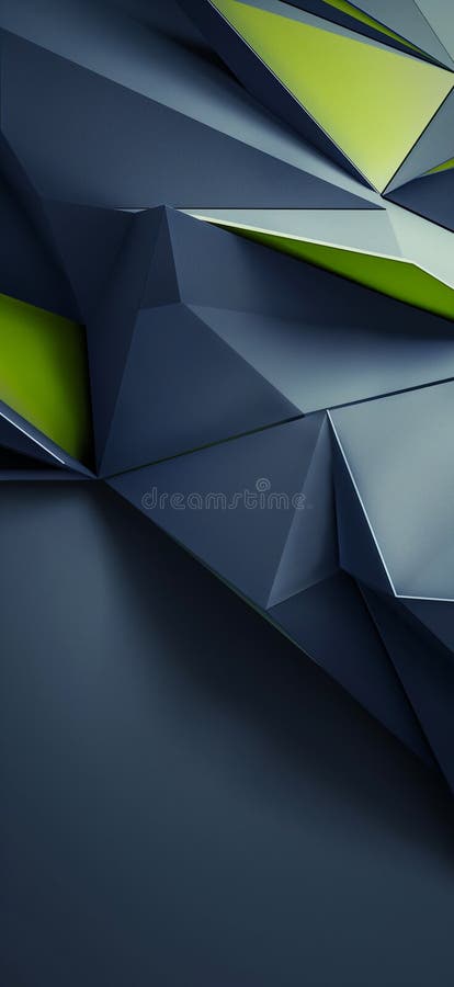 Geometric 3D Triangular Background. Abstract Three-dimensional ...