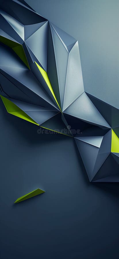 Geometric 3D Triangular Background. Abstract Three-dimensional ...