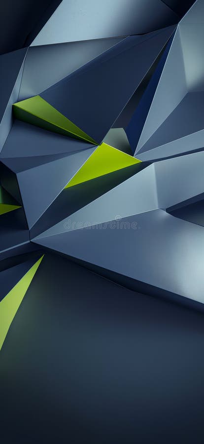 Geometric 3D Triangular Background. Abstract Three-dimensional ...