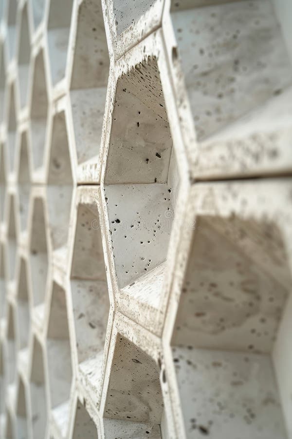 Geometric 3d Wall Art, Hexagon Pattern Decor Panels, Mid-century Modern ...