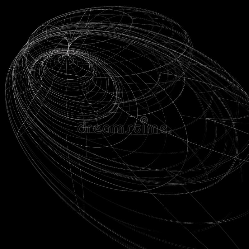 Complicated Engineering Drawing of Car Engine Sect Stock Vector ...