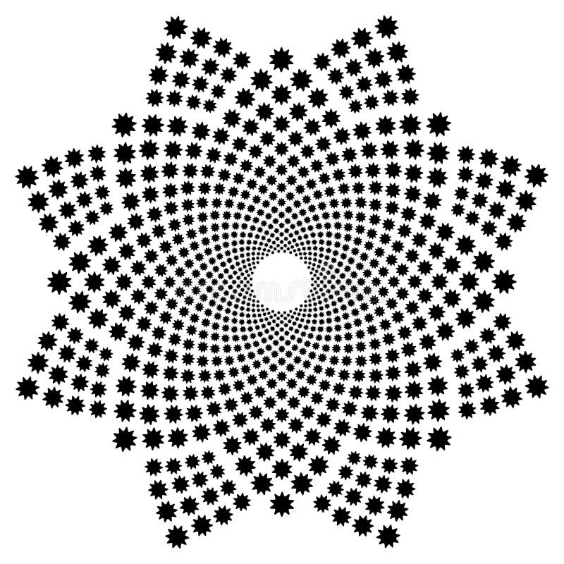 Geometric Decorative Star Design Element Stock Vector - Illustration of ...