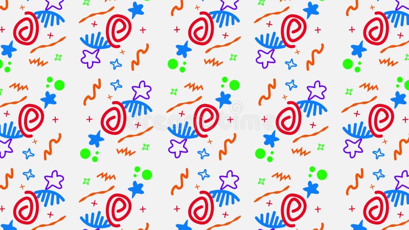 Colorful Seamless Repetitive Pattern—changing the Geometric Design ...