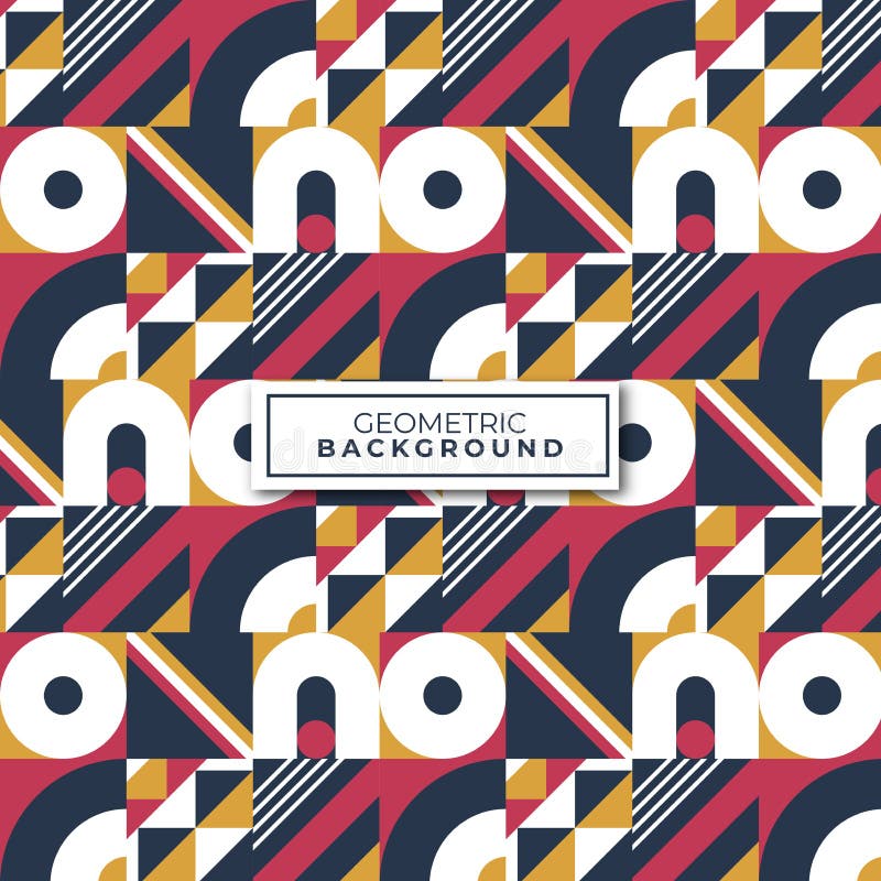 Geometric Design Background Vector Illustration Stock Vector ...