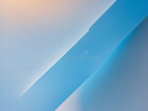 Geometric Design with Blue Gradient, Grid Pattern, and Folded Paper ...