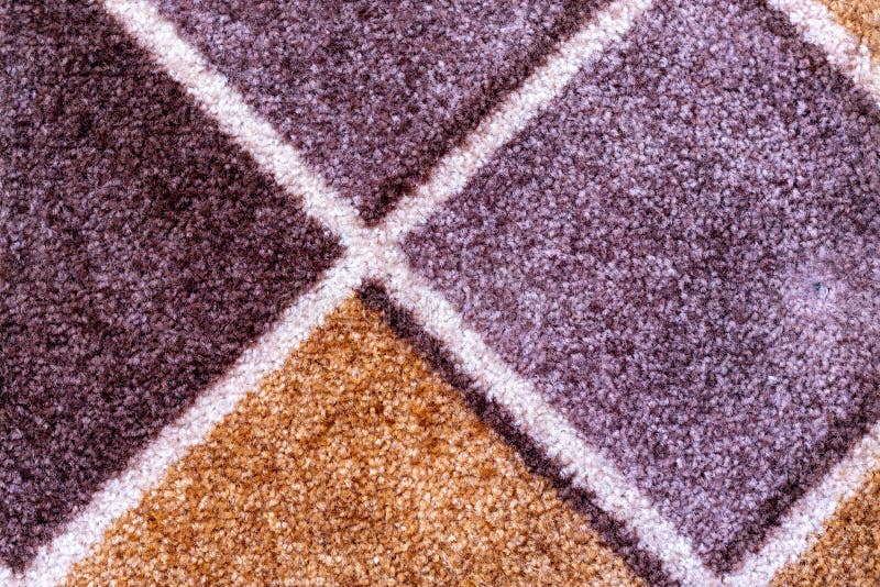 Geometric Design Carpet Texture Background Closeup Stock Image - Image ...