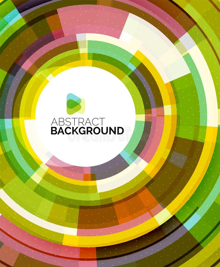 Geometric Design Circles, Swirl Stock Vector - Illustration of design ...